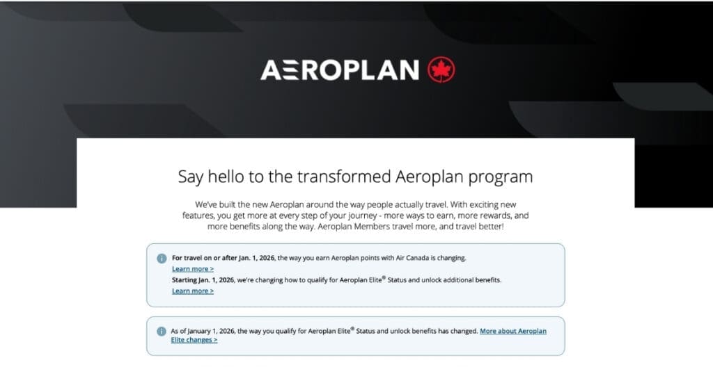 Track Your Air Canada Aeroplan Status in 2026 with This Free ...